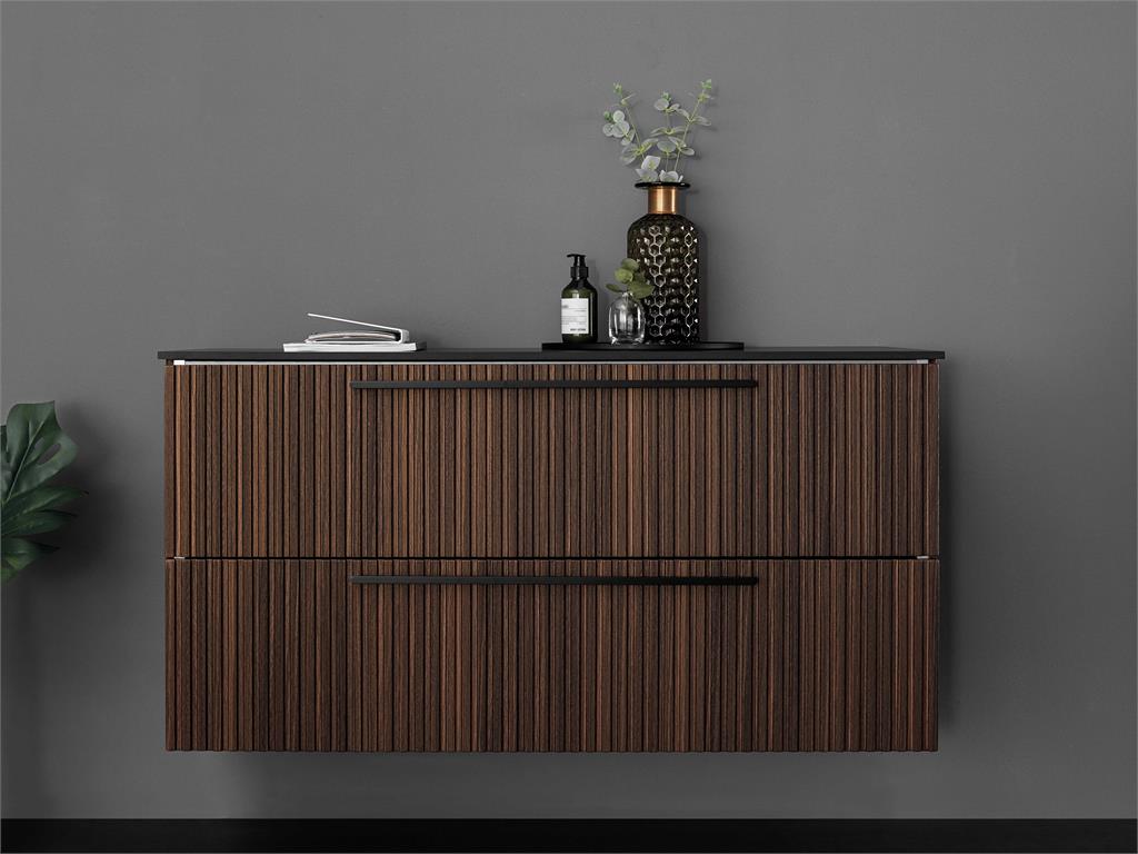 Como 120 - Kommode Como Exclusive - Amerikansk Valnøtt - Scala Bad AS