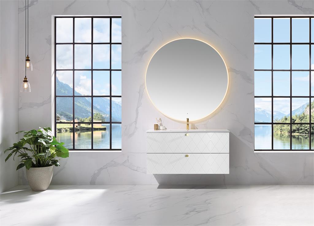 Como 120 Deco - Hvit Matt - Scala Bad AS